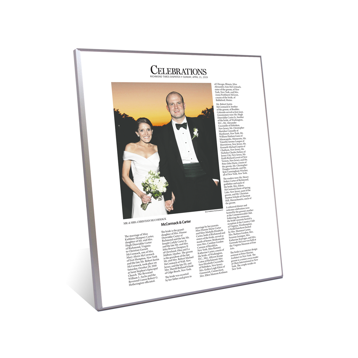 RTD Celebrations Plaques - Modern Archival Reprint with Colored Edge 1 ...